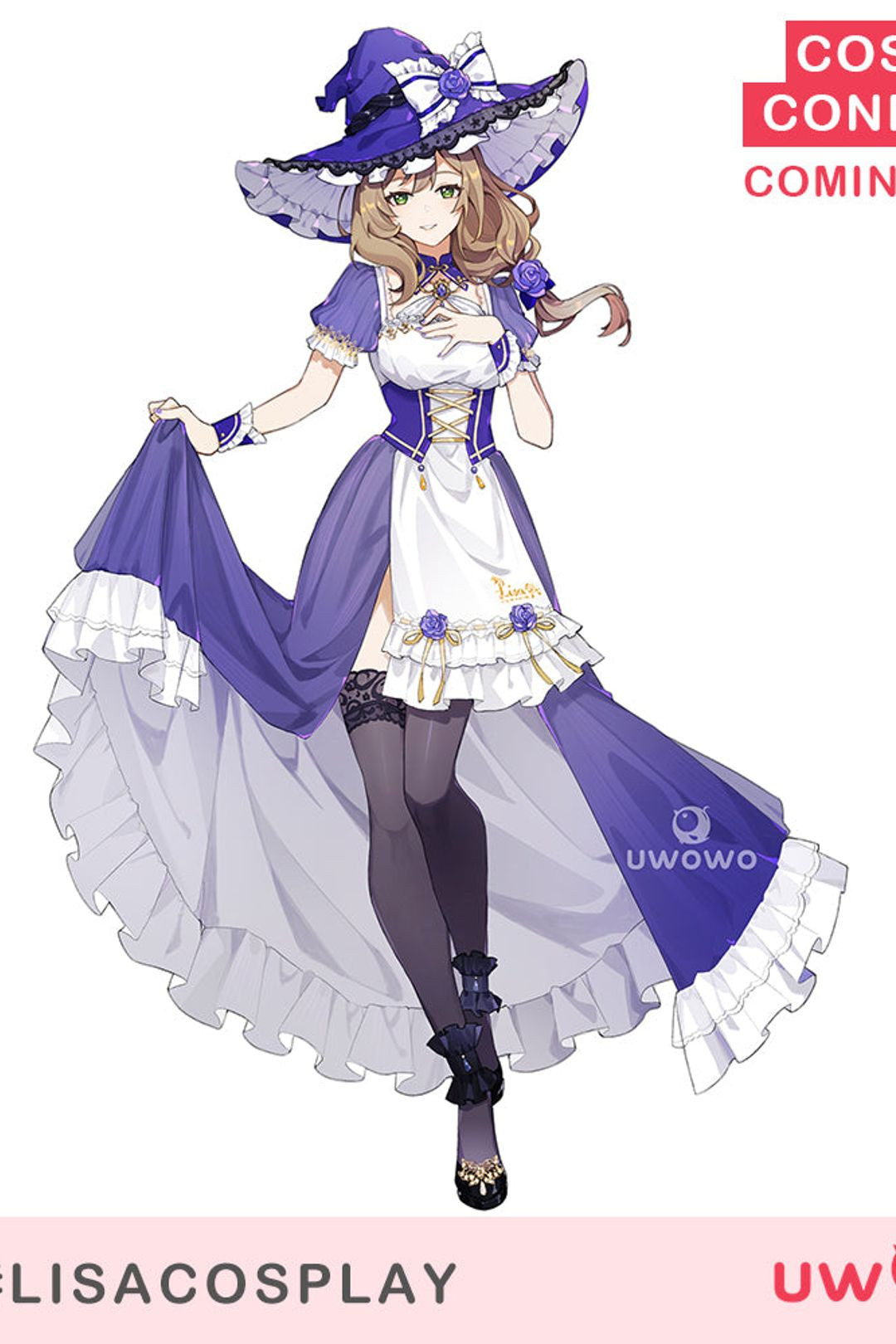 Lisa Bottom Heavy Maid Request for Genshin Impact | GI Requests