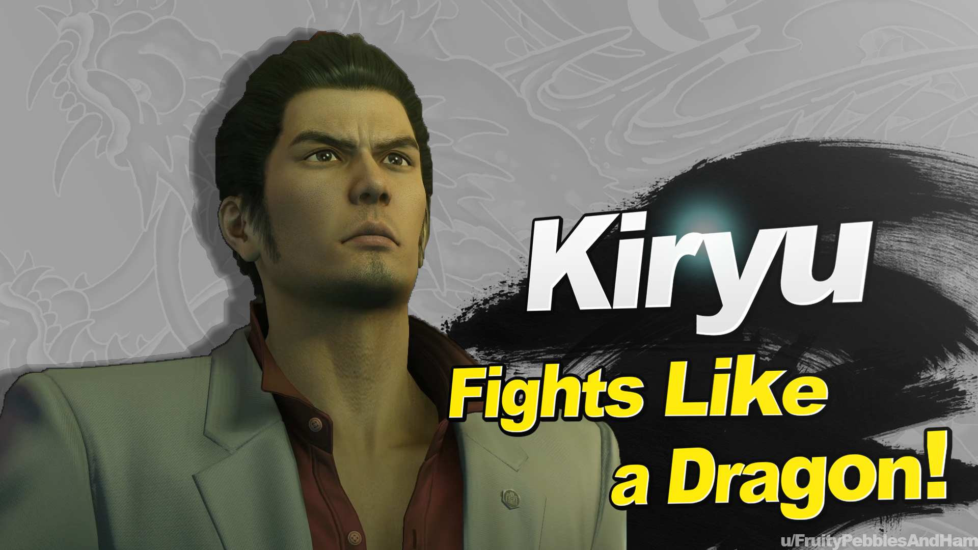 Kiryu Kazuma - Custom Character Request for Super Smash Bros. Ultimate ...