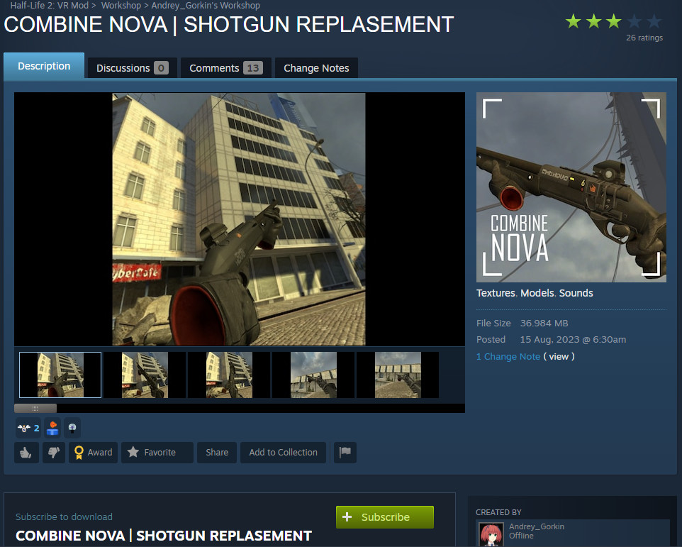 HL2VR Combine Weapons Request for Half-Life 2 | HL2 Requests