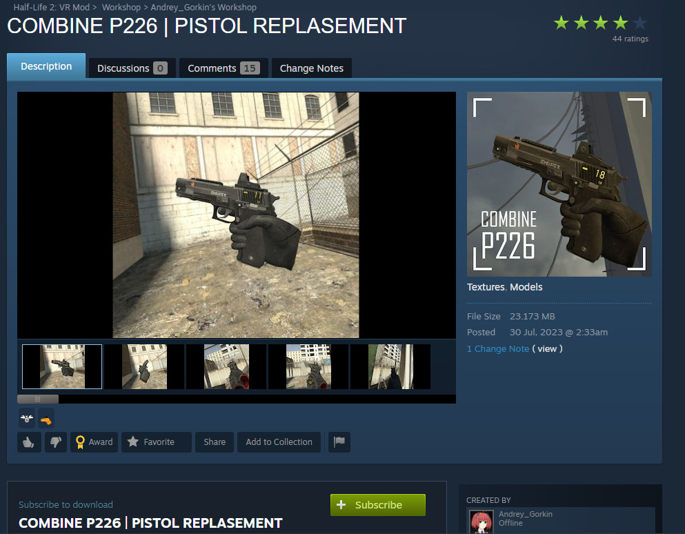 HL2VR Combine Weapons Request for Half-Life 2 | HL2 Requests