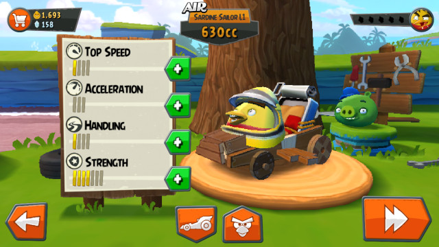 Angry Birds Go garage theme over the MK7 Garage theme Request for Mario ...