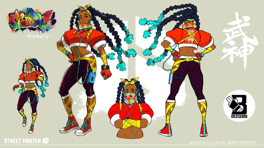 Kimberly Jackson (SF6) In BRC Request for Bomb Rush Cyberfunk | BRC ...