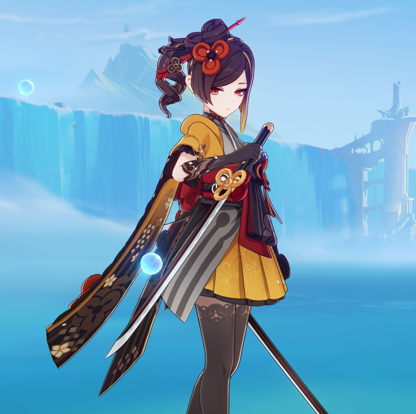 Chiori dual wield swords Request for Genshin Impact | GI Requests
