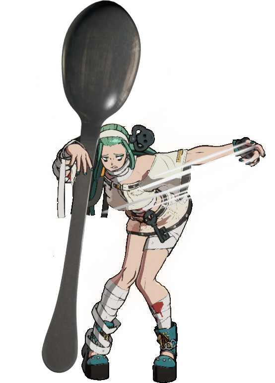 Comically large spoon over Paracelsus Request for GUILTY GEAR -STRIVE ...