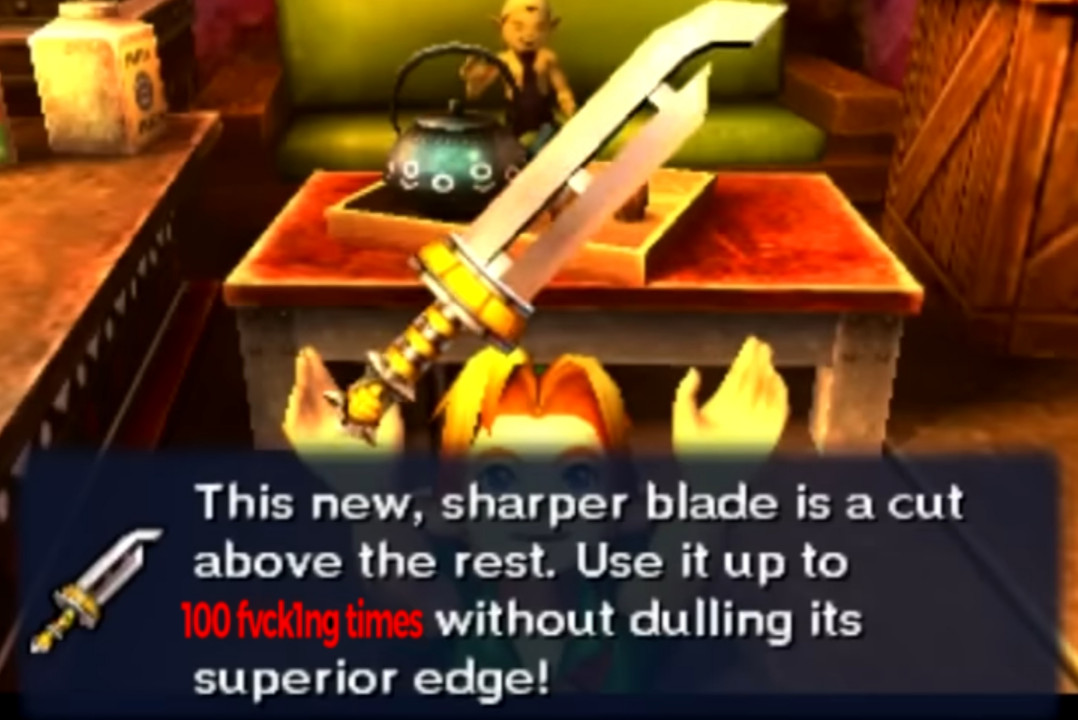 Infinite razor sword Request for The Legend of Zelda: Majora's Mask 3D ...