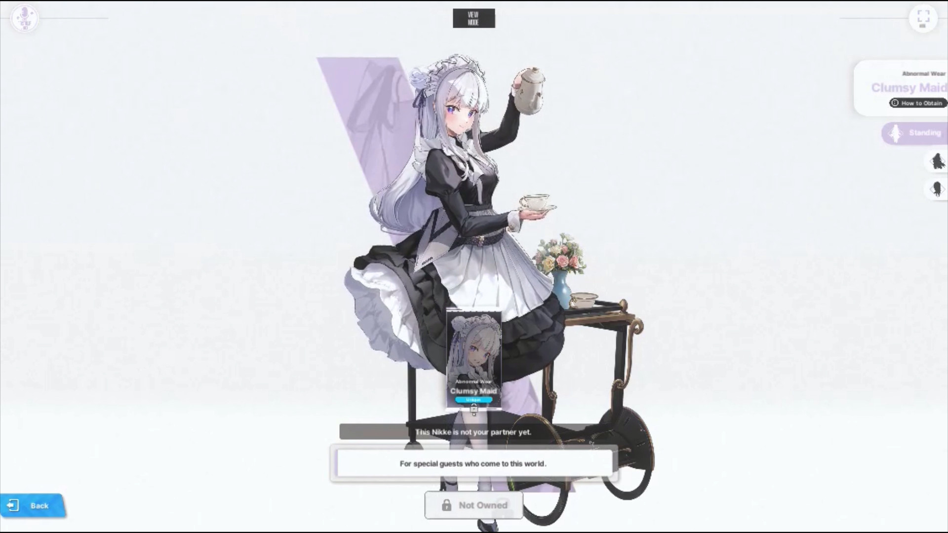 EMILIA : Clumsy Maid Costume Request for GODDESS OF VICTORY:NIKKE ...
