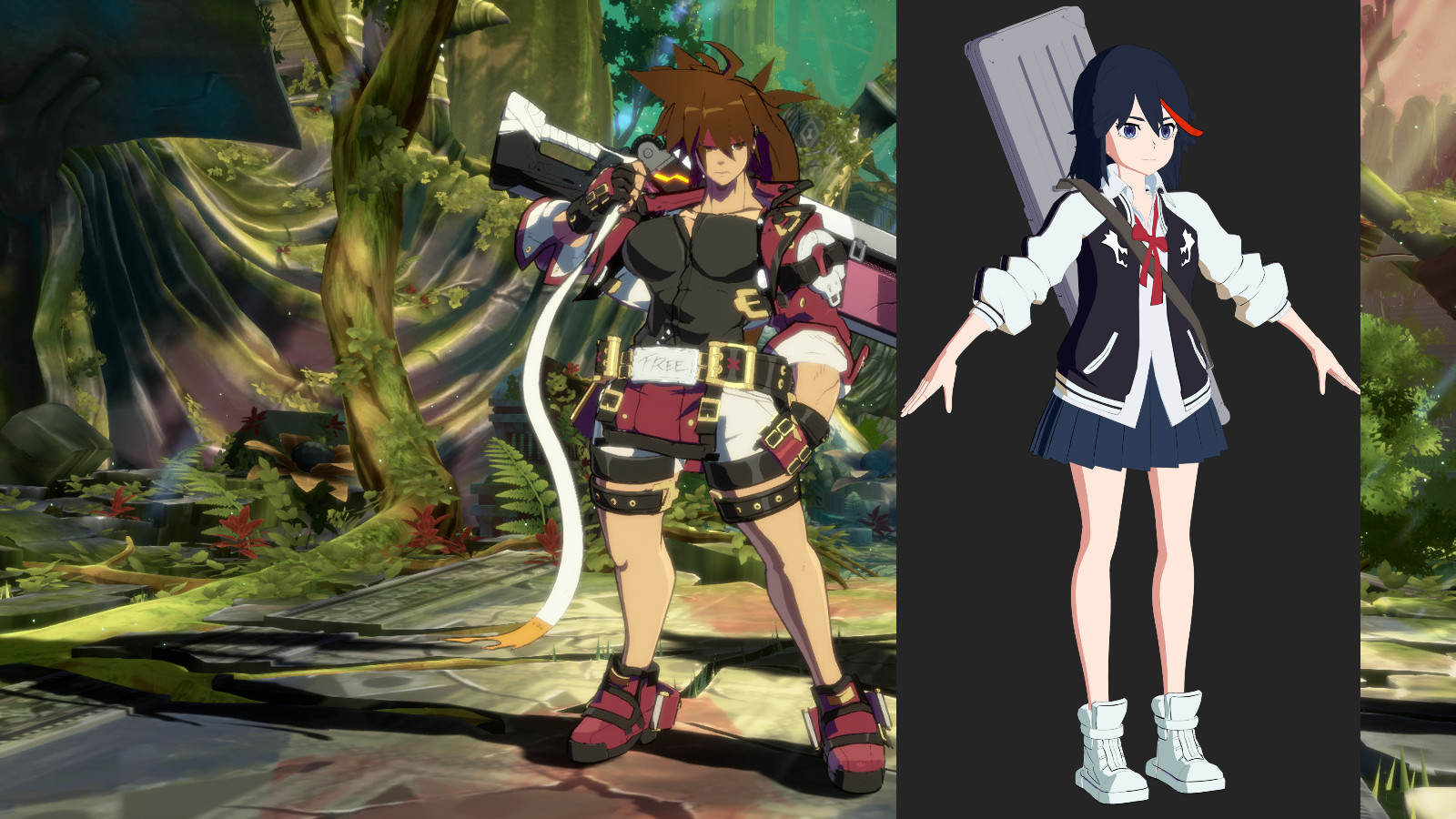 Ryuko Matoi Over Sol Badguy Request for GUILTY GEAR -STRIVE- | GGST ...