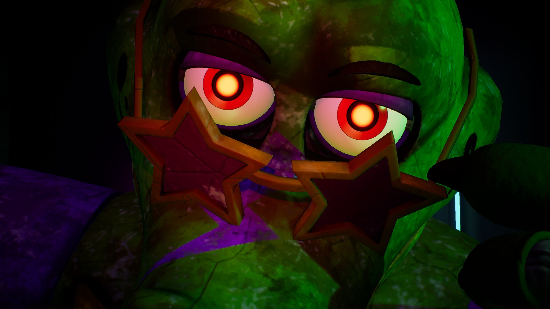 glowing eyes Request for Five Nights at Freddy's: Security Breach ...