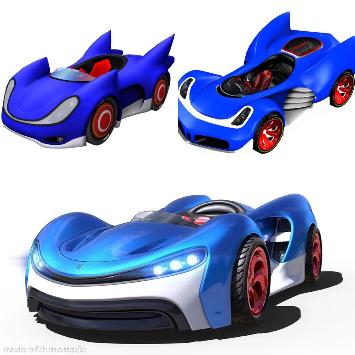 Sonic Car Model Request for Cars 2 | Cars 2 Requests