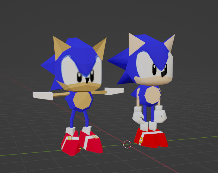 sonic jam/3d blast saturn model for classic sonic Request for Sonic ...