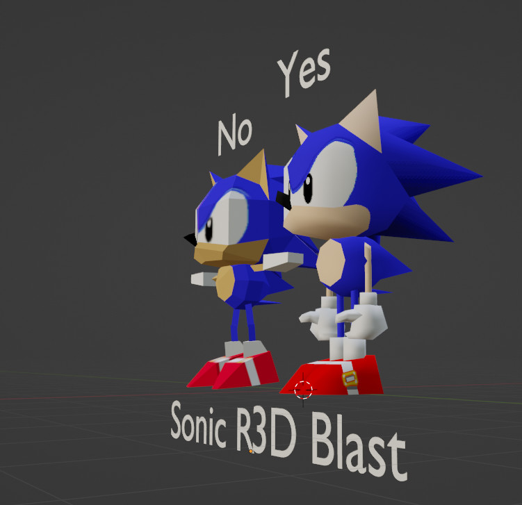 sonic jam/3d blast saturn model for classic sonic Request for Sonic ...
