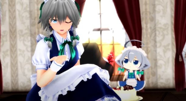 Sakuya Izayoi skin for a demon Request for Shin Megami Tensei V ...