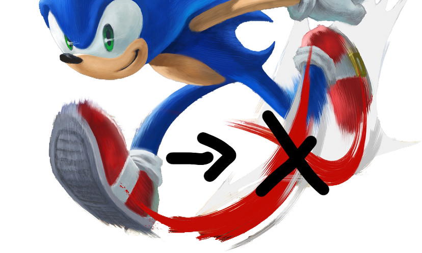 Remove Sonic running effect Request for Super Smash Bros. Ultimate ...