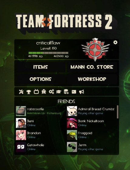 FlawHUD Main Menu Layout for Default HUD Request for Team Fortress 2 ...