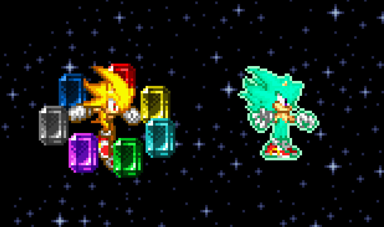 Superior Sonic (Fandmade Form) over Super Sonic and SS2 Request for ...