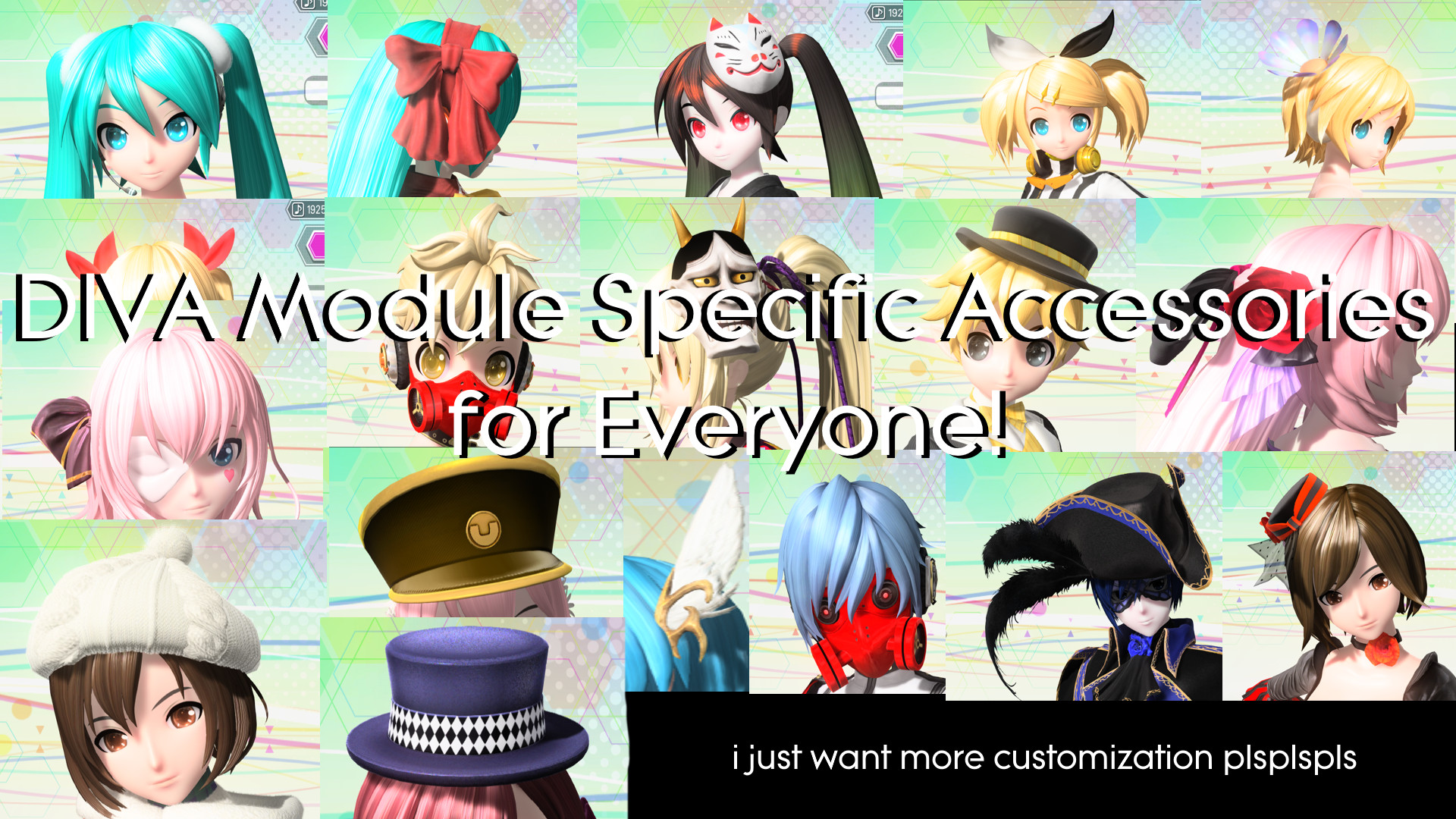 Module Specific Accessories for Everyone Request for Hatsune Miku ...
