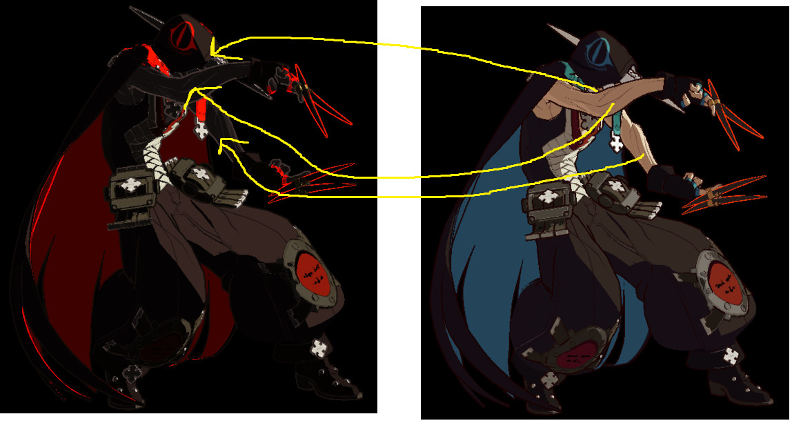 Raven Color #20 with #1 skin tone Request for Guilty Gear Xrd Rev 2 ...