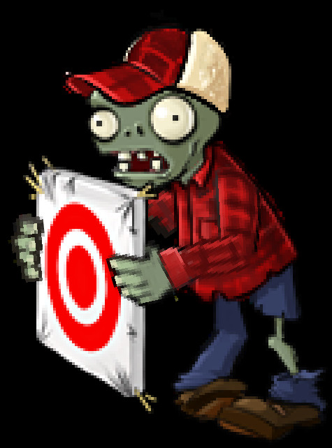 Screendoor Zombie as the Console Target Zombie Request for Plants vs ...