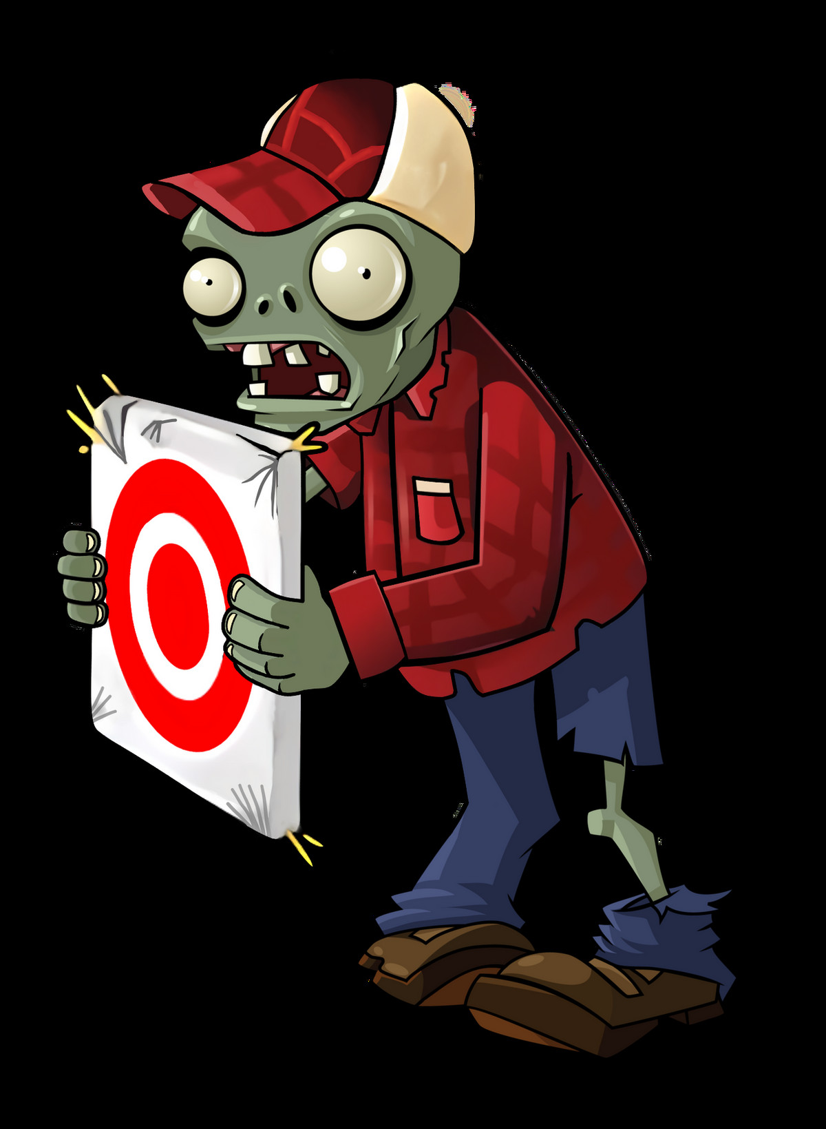 Screendoor Zombie as the Console Target Zombie Request for Plants vs ...
