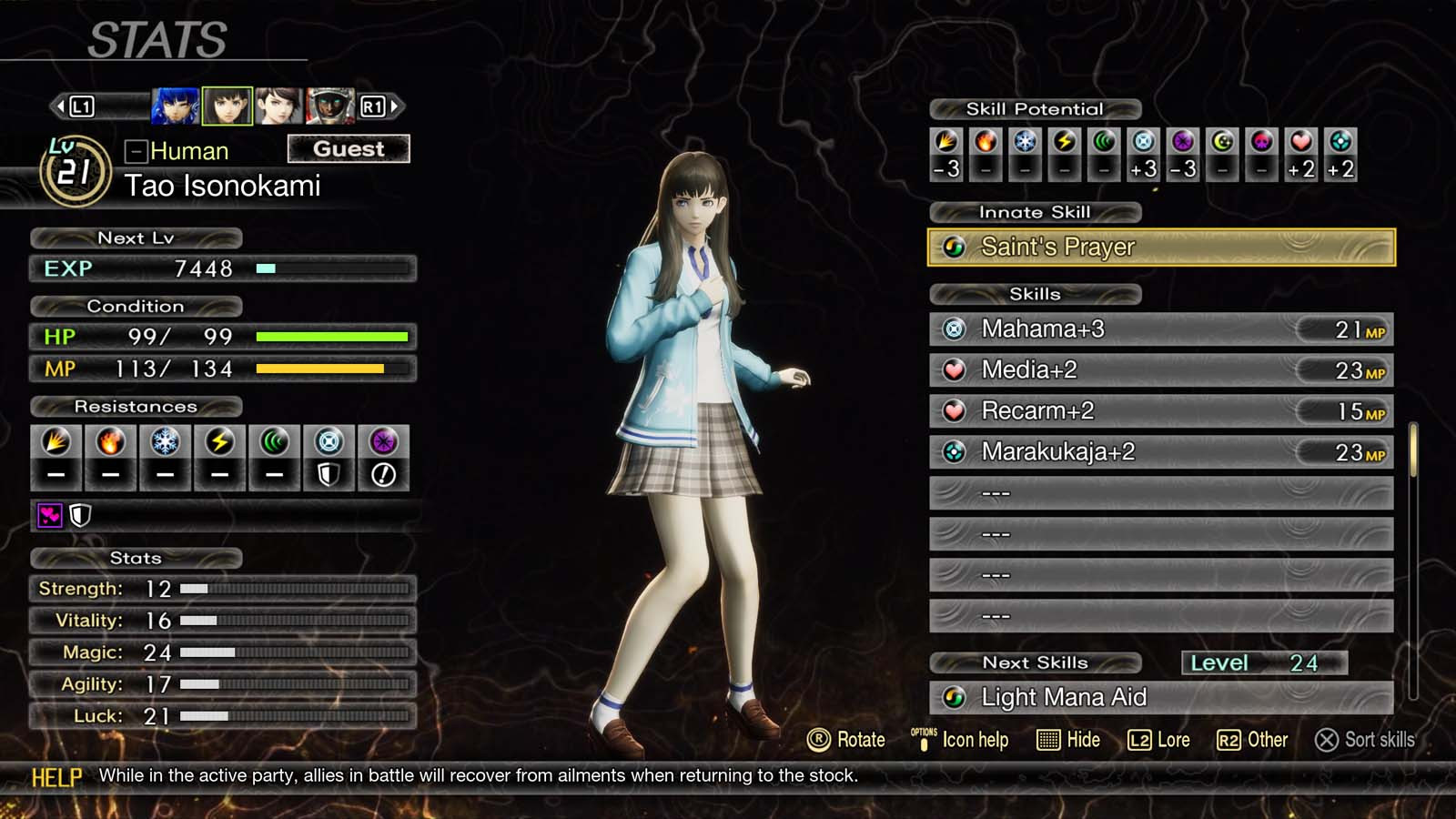 Permanent guest characters. Request for Shin Megami Tensei V: Vengeance ...