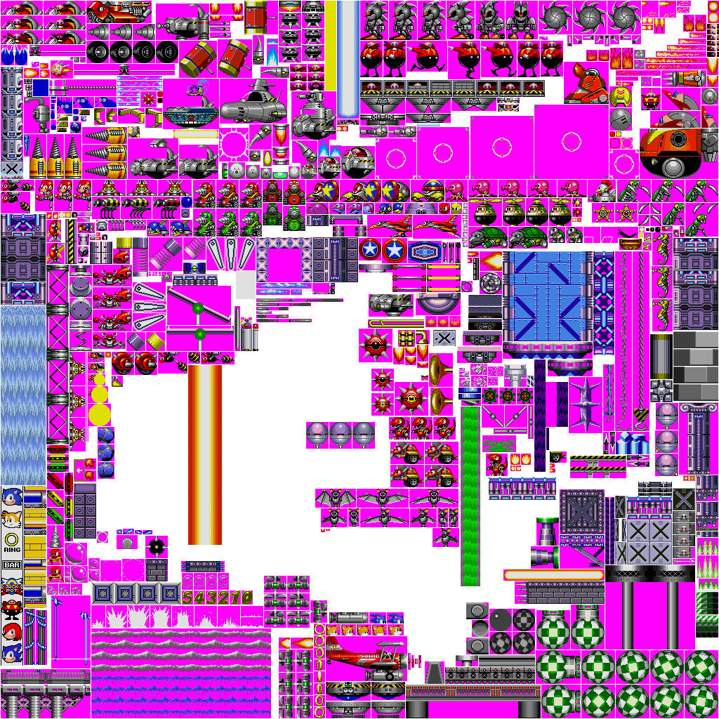 Ultimate Sonic 2 Sonic Sprite Sheet V2 By Mediocrebat On