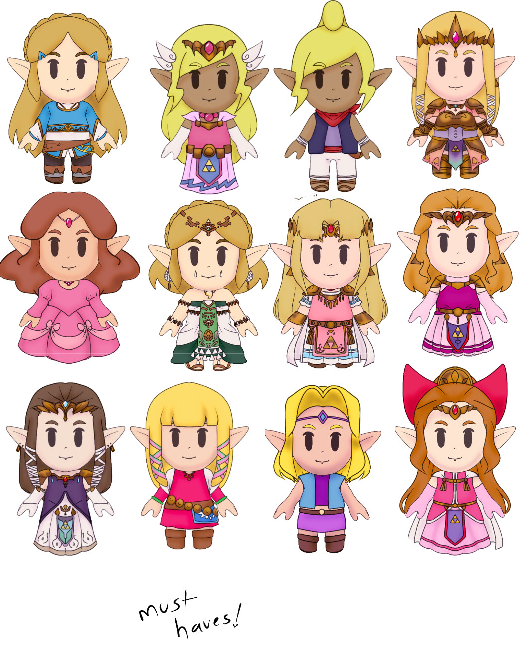 Stand-alone Past Zelda Outfits Request for The Legend of Zelda: Echoes ...