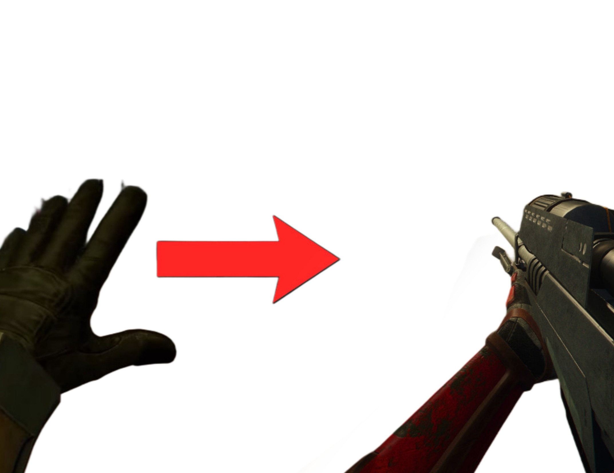 Vance Combine Sniper Rifle with HLA Hands Replacement Request for Half ...