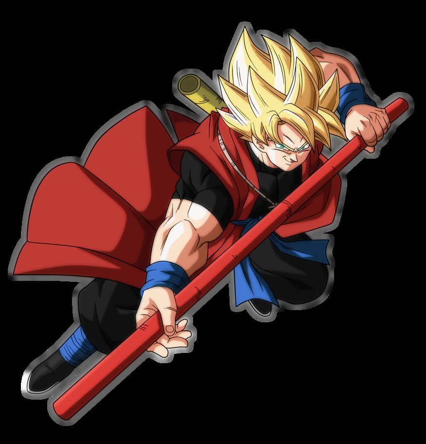 Xeno Goku over DBS (Power Pole Costume) Request for Dragon Ball ...
