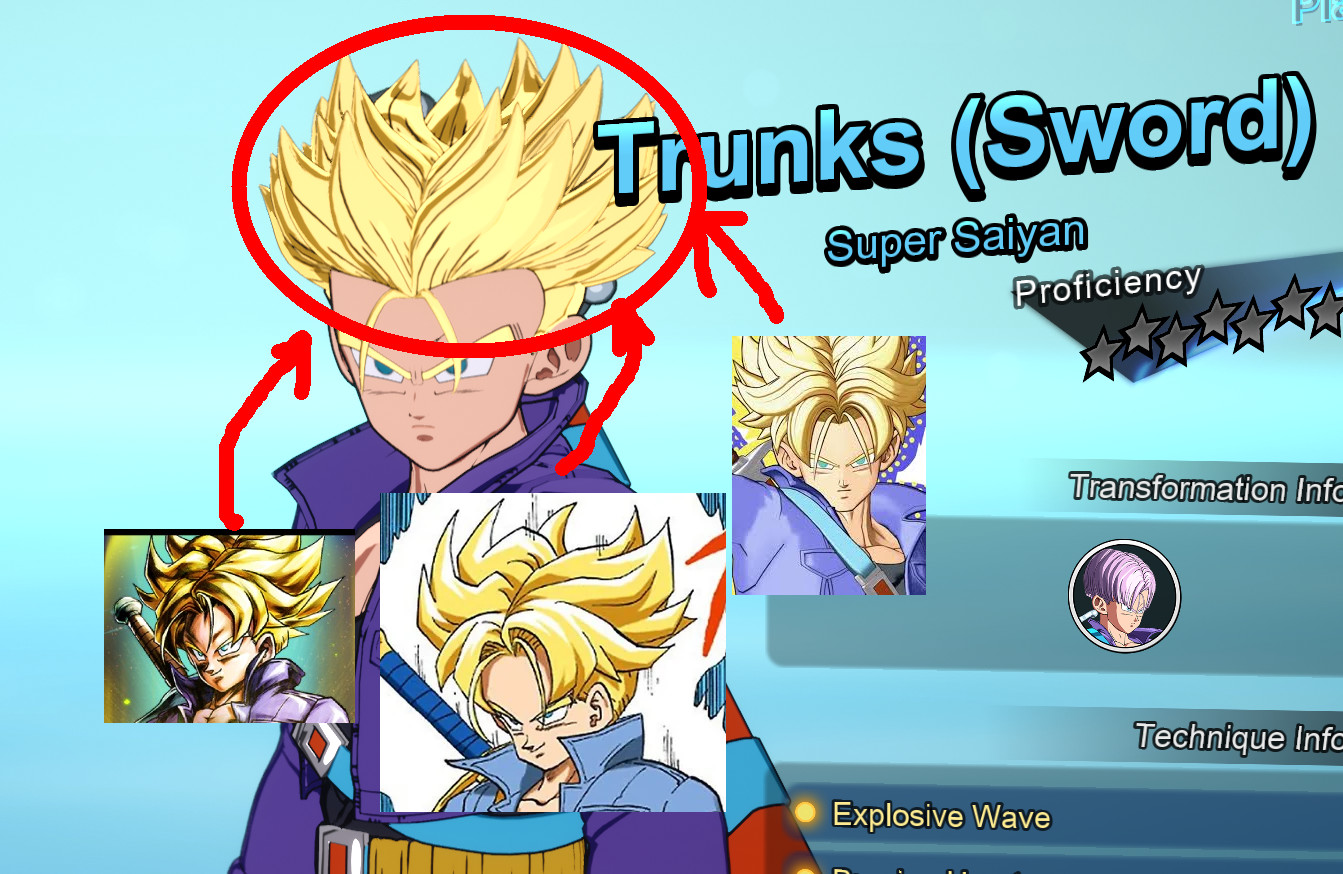 Super saiyan Trunks FLuffy hair Request for Dragon Ball: Sparking! ZERO | DBSZ Requests