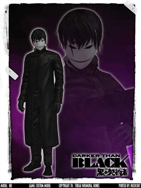 Request: Hei (Darker Than Black) Outfits + Mask for Joker Request for ...