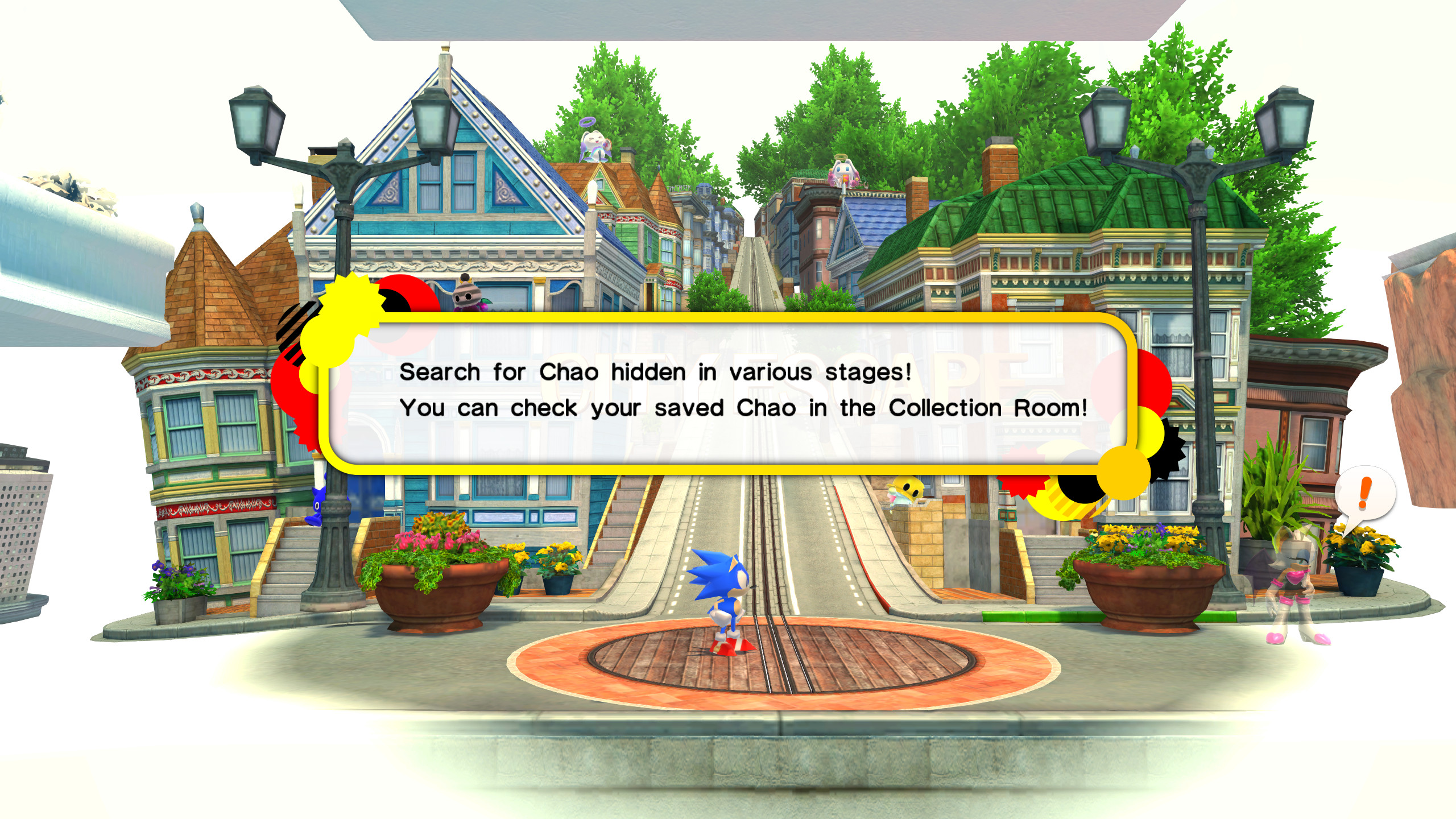 Remove the hidden chao pop-up. Request for Sonic Generations (SXSG/2024) | SXSGSonic Requests