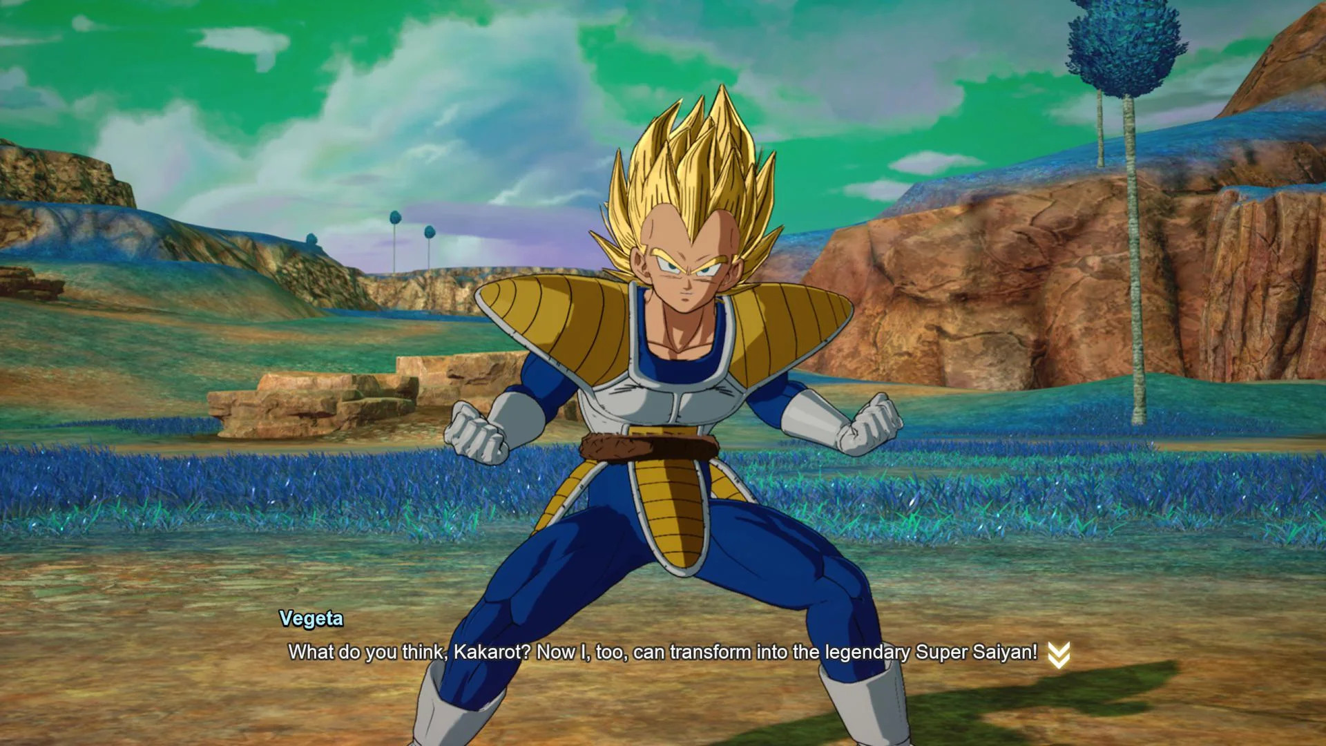 Vegeta Scouter Ssj Shocking: Vegeta Goes Super Saiyan In The Frieza
