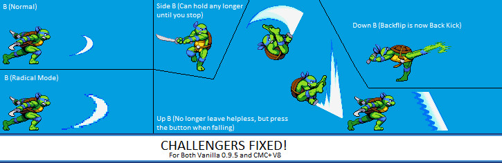 TMNT Resprites for Both Vanilla 0.9.5 and CMC+ V8 Request for Super ...
