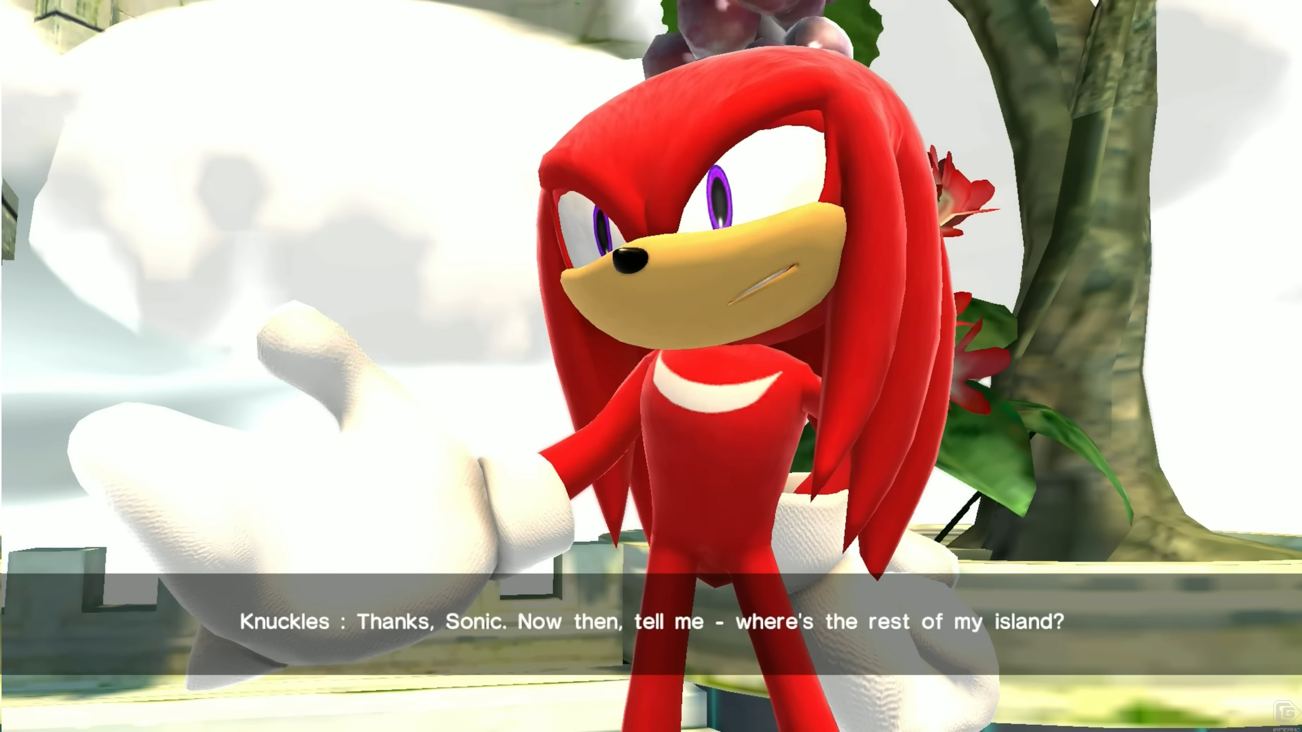 Change "where's the rest of my island?" cutscene Request for Sonic ...