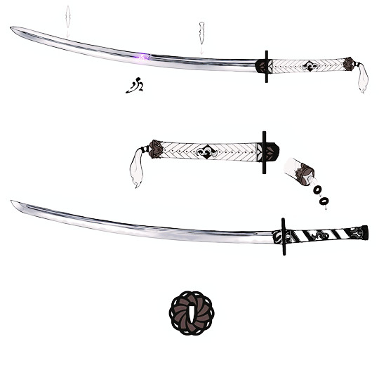 Miyamoto Musashi Berserker palette over Baiken Request for GUILTY GEAR ...