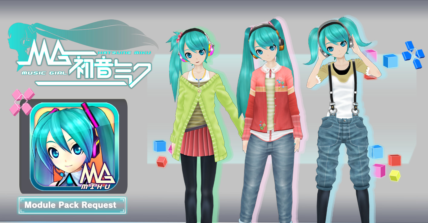 Music Girl Miku - Module Pack Request for Hatsune Miku: Project DIVA ...