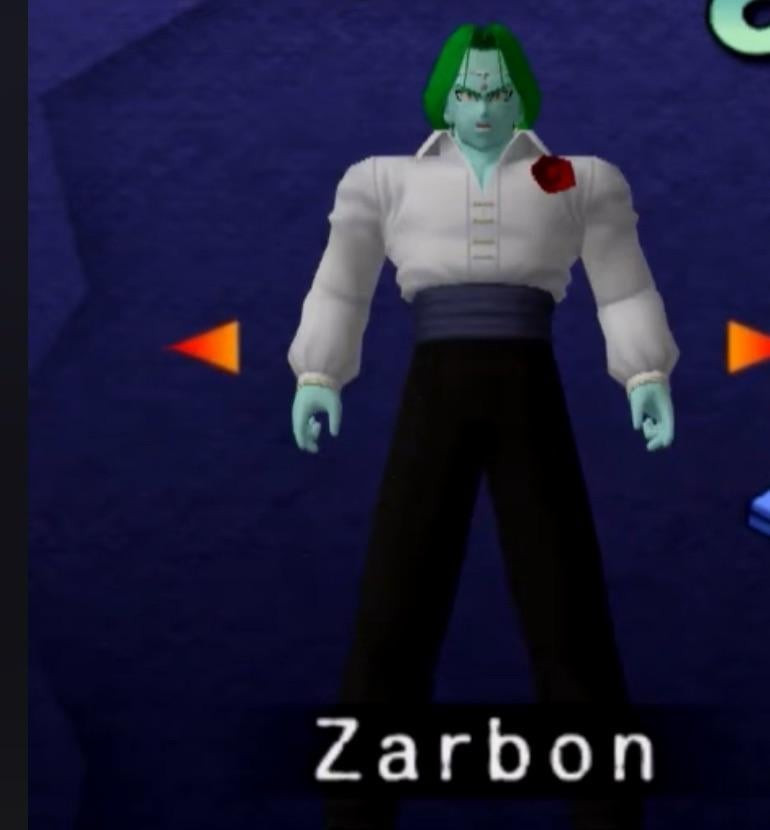Zarbon Drip Outfit from Budokai series Request for Dragon Ball ...