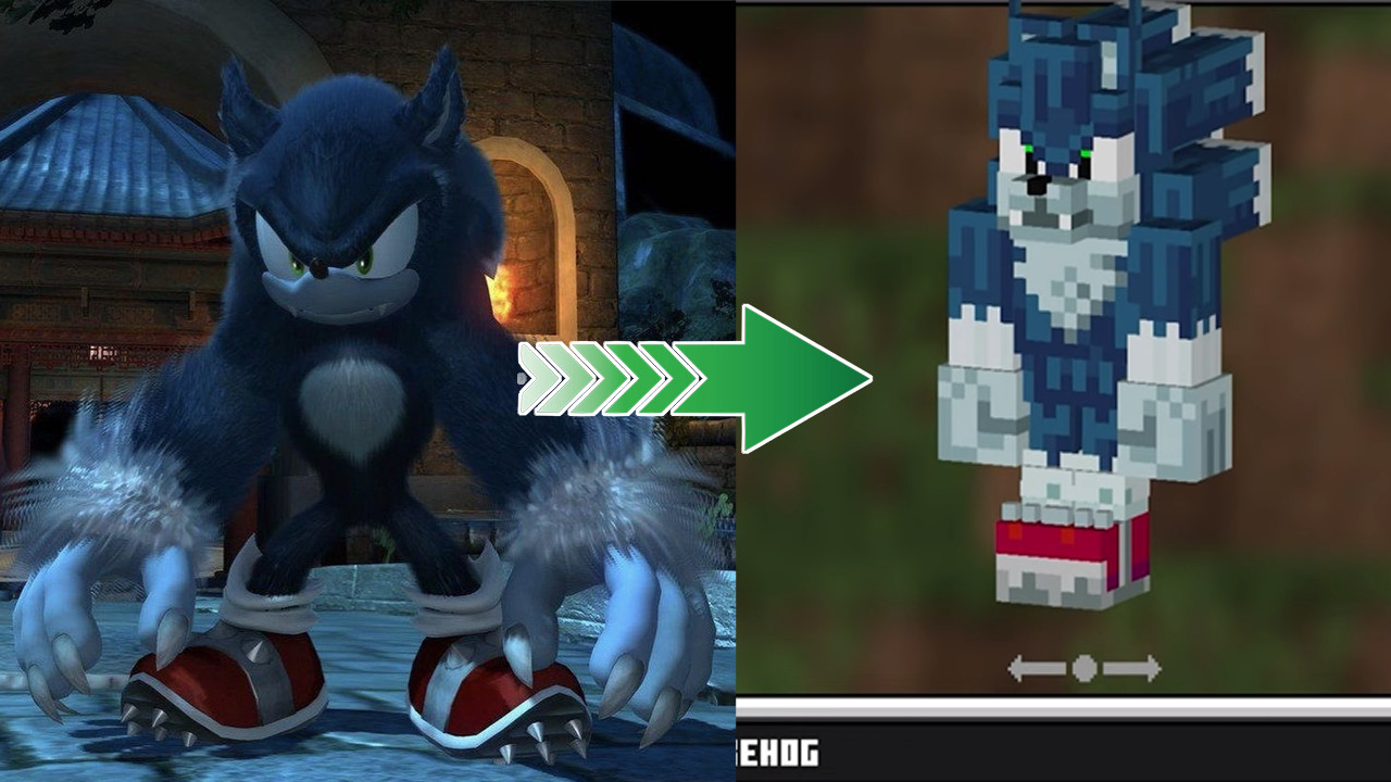 Minecraft Werehog over Unleashed Werehog Request for Sonic Unleashed ...