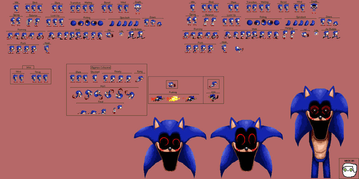 Sonic EYX sprites Request for Sonic 3 A.I.R. | S3AIR Requests