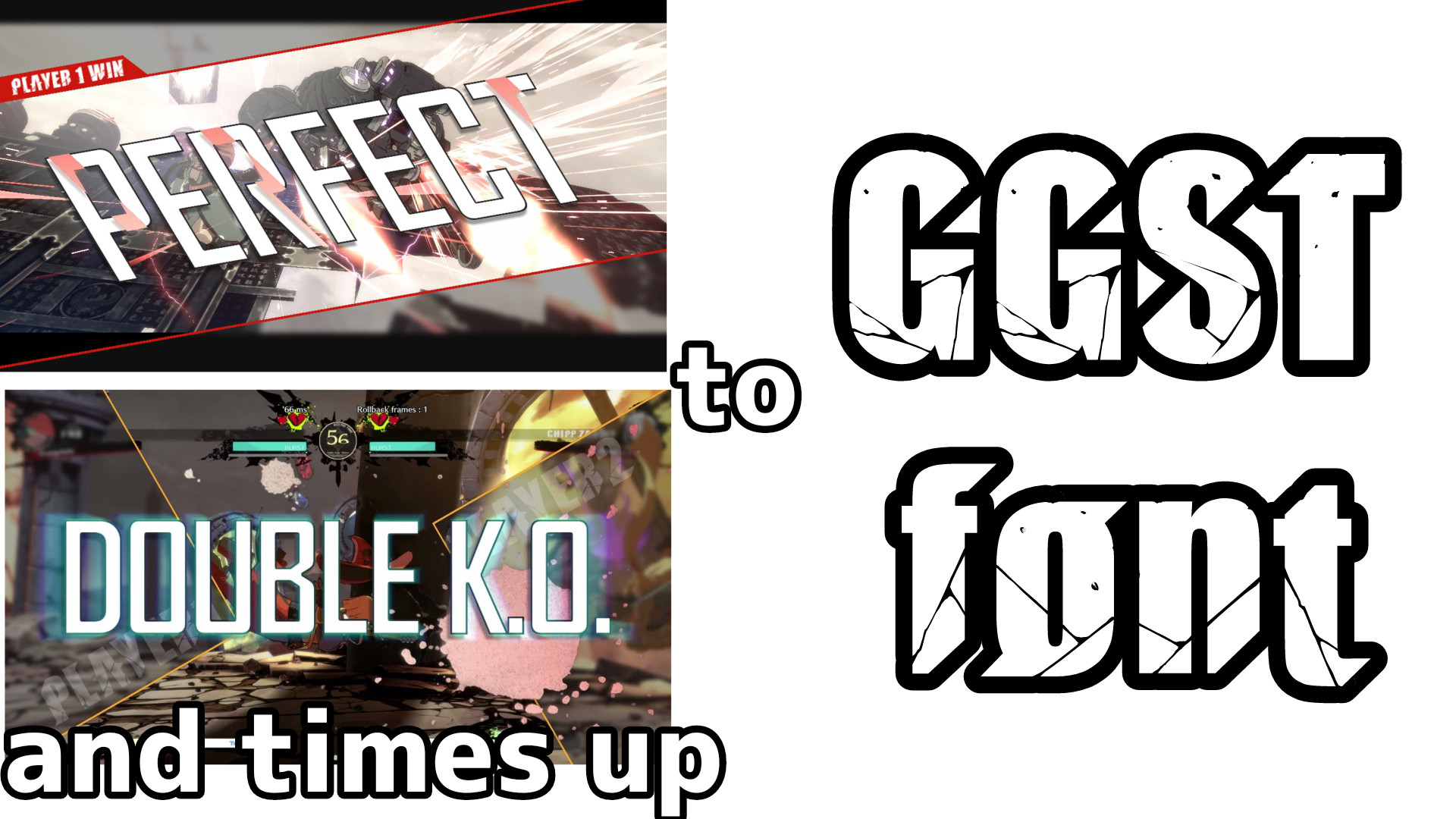 replace the round ender and timer font with the ggst font Request for ...