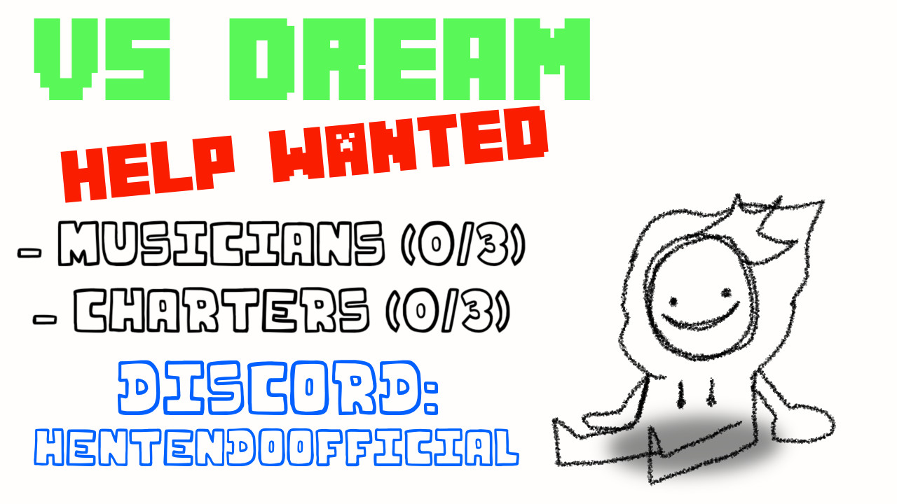 FNF: Vs Dream HELP WANTED (NEED MUSICIAN) Request for Friday Night ...