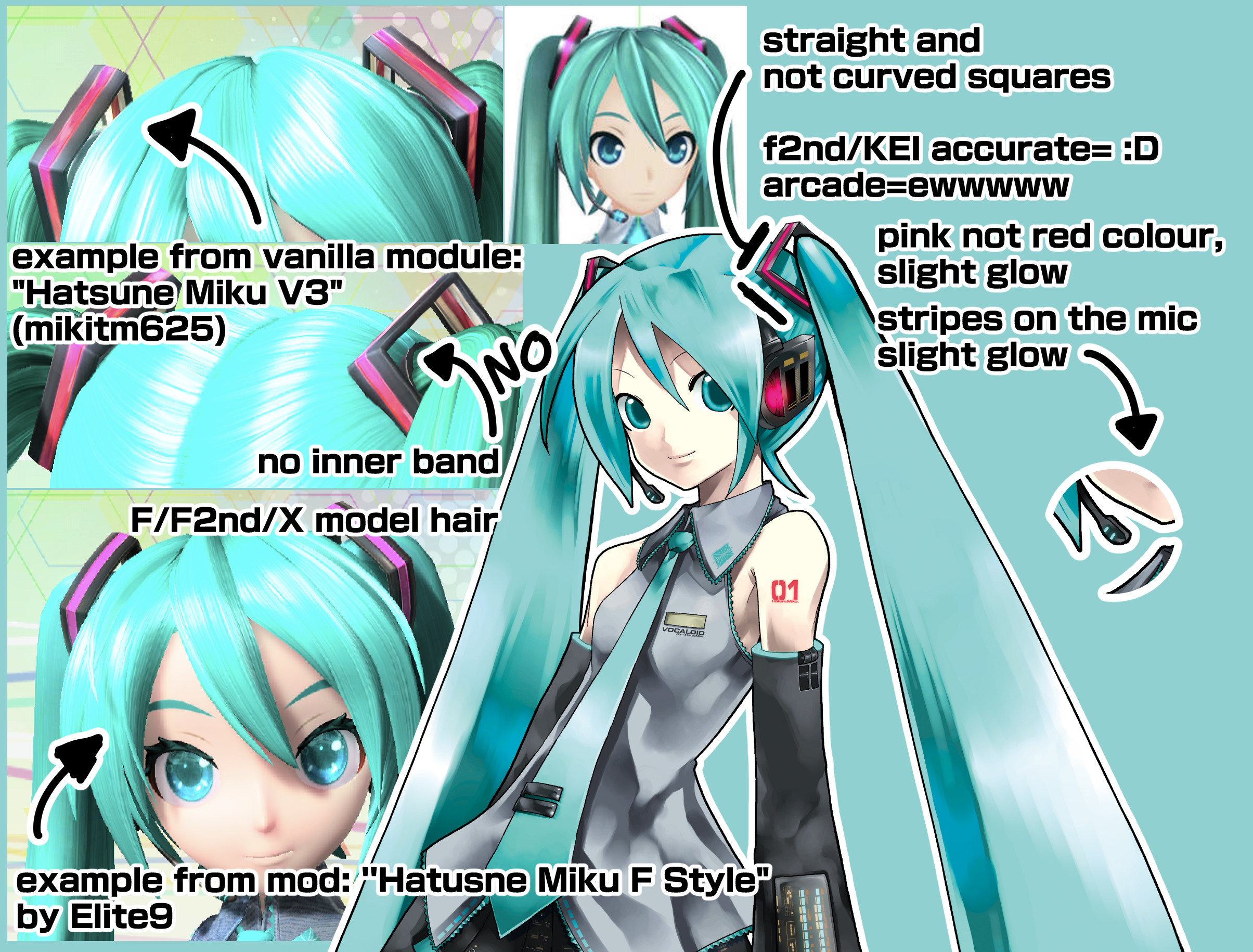 Accurate KEI/F2nd Style Miku Hair Request for Hatsune Miku: Project ...