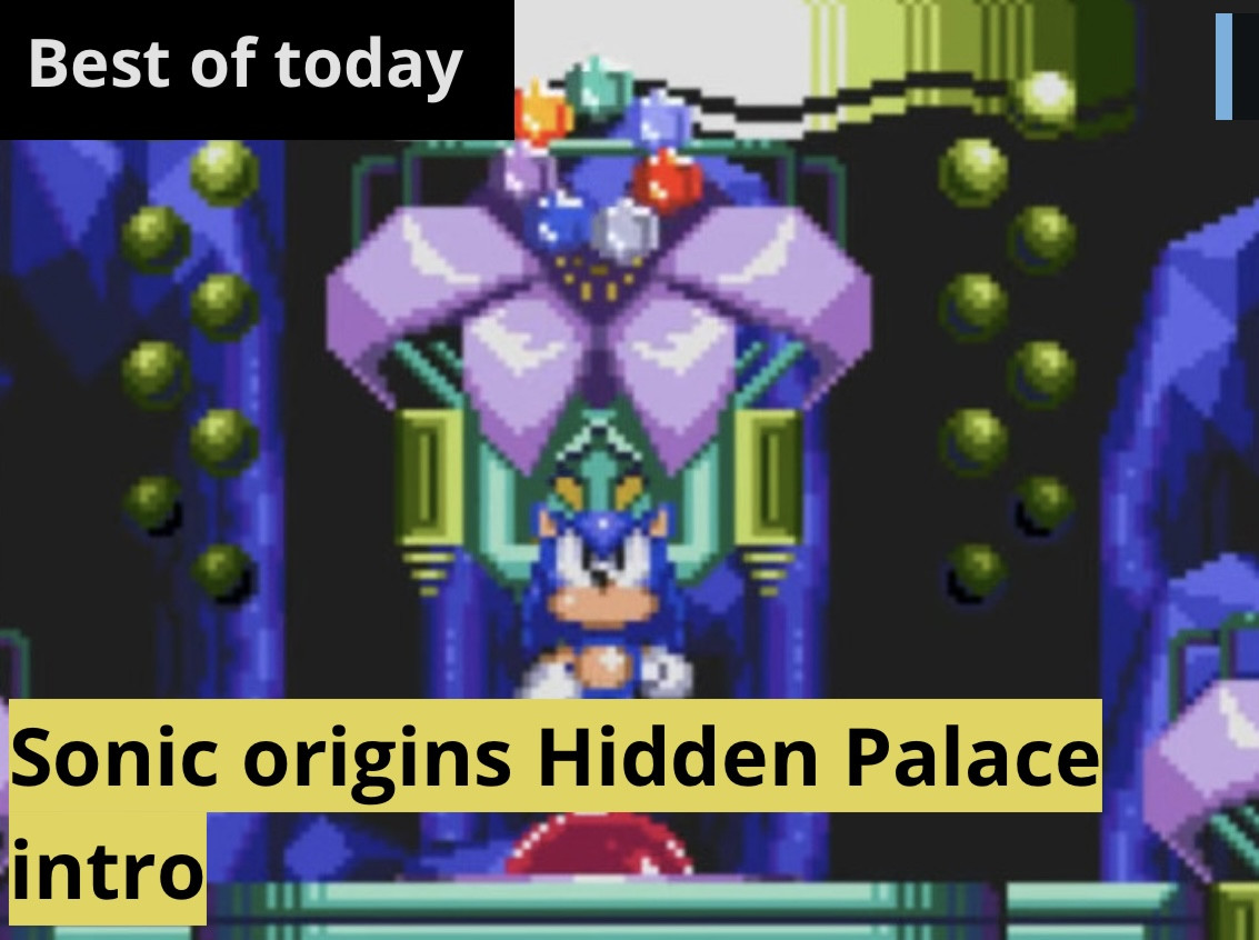 Sonic origins Hidden Palace intro Request for Sonic 3 A.I.R. | S3AIR ...