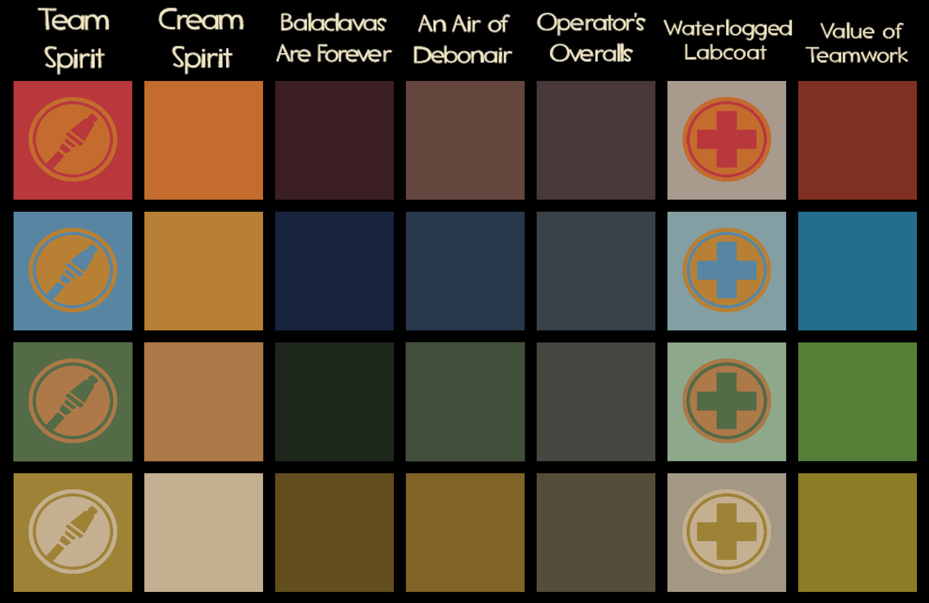 Gigaleak-Inspired GRN/YLW Team Request for Team Fortress 2 Classic ...