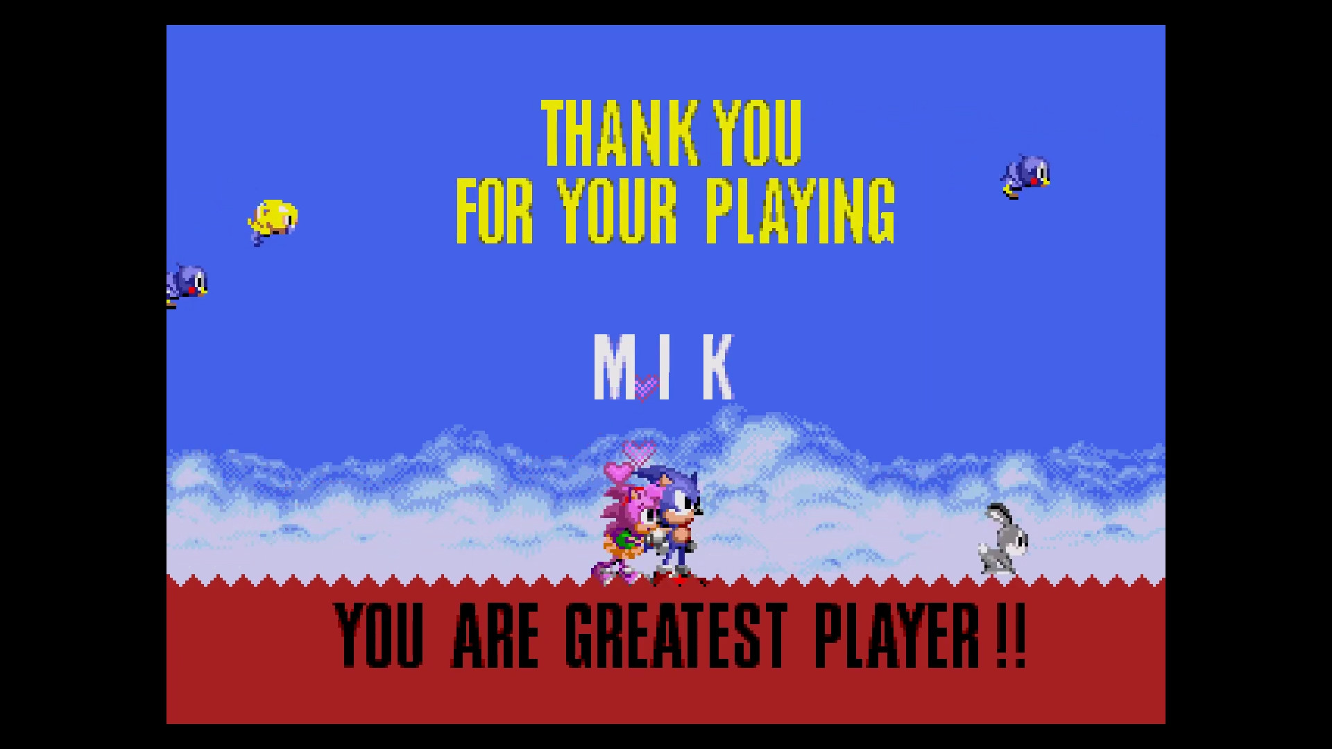 "Thank You For Playing" screen in RSDK decompilation Request for Sonic ...