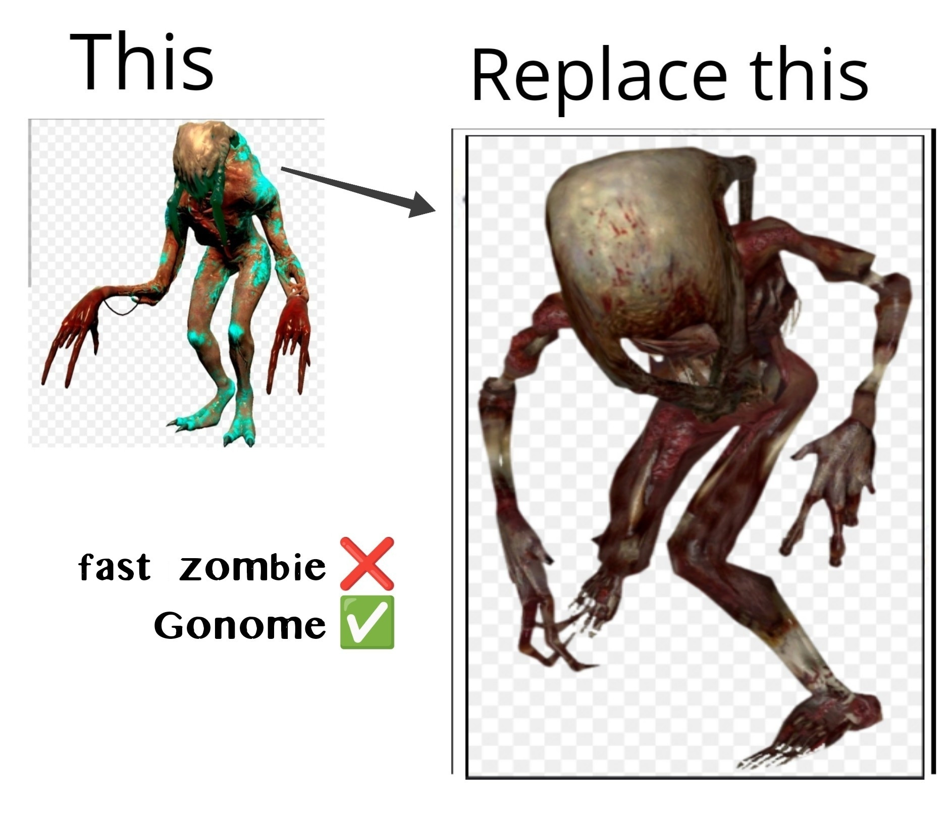 EZ2 Gonome for fast zombie Request for Half-Life 2 | HL2 Requests