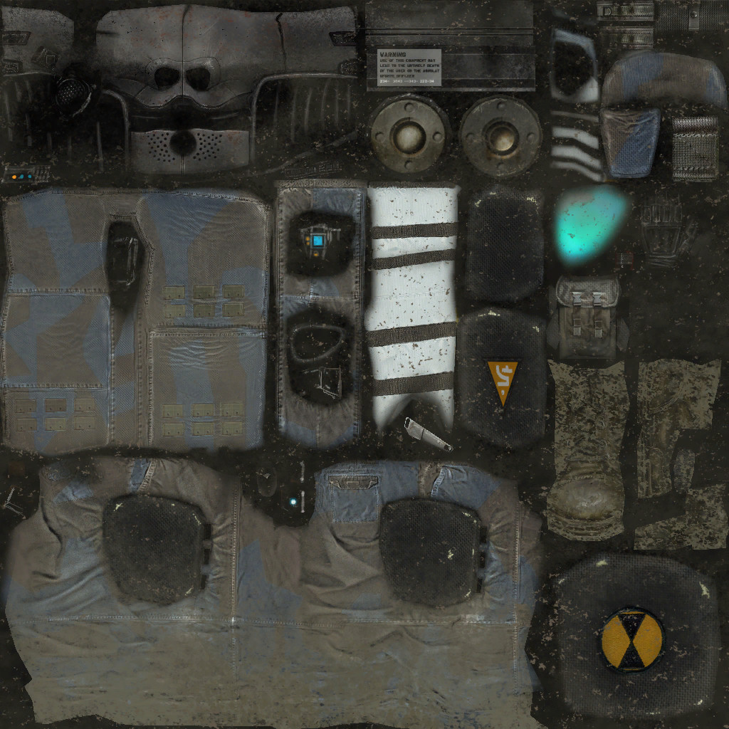 Seperate the dirt overlays from the Soldier textures. Request for Half ...