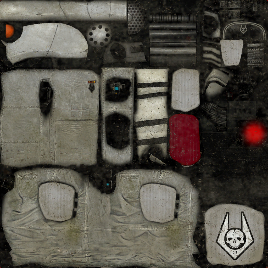 Seperate the dirt overlays from the Soldier textures. Request for Half ...