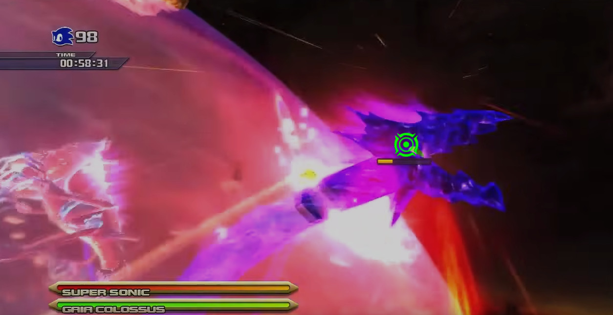 Homing Attack in Perfect Dark Gaia fight Request for Unleashed Recompiled | UR Requests