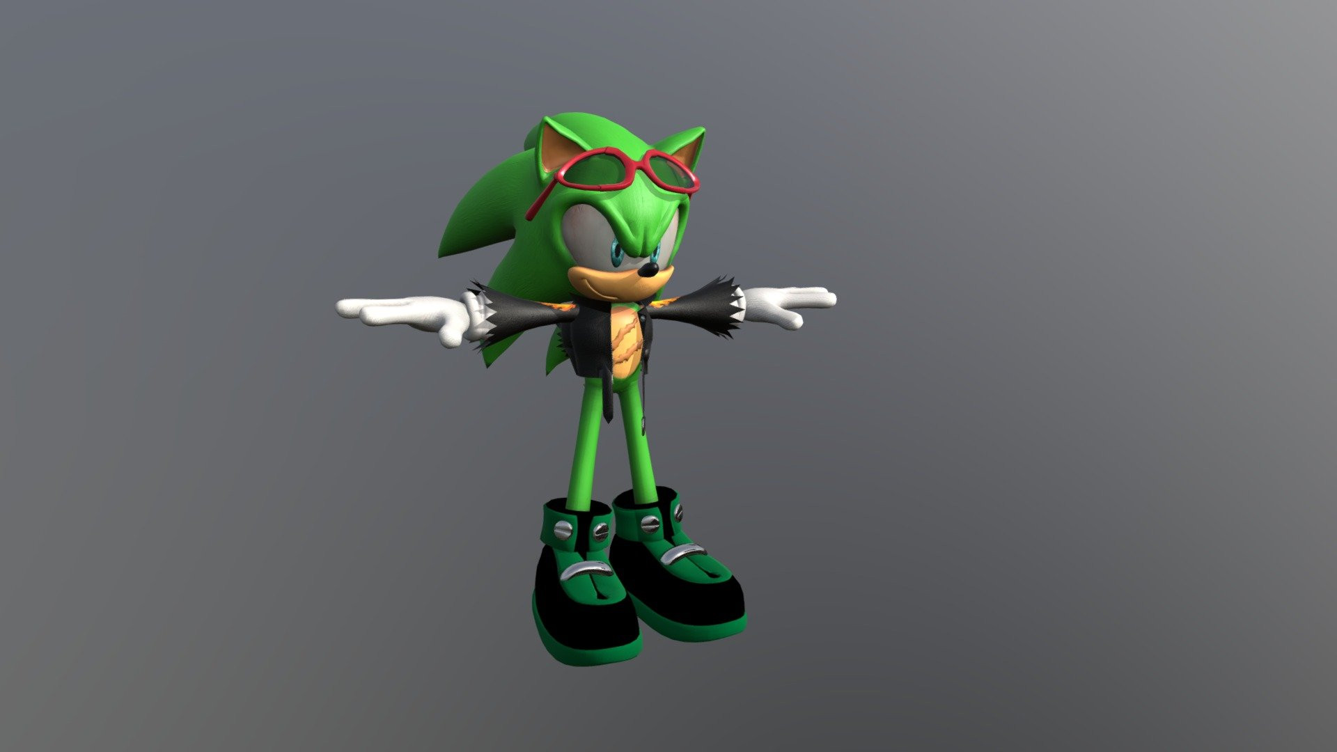 Scourge the Hedgehog skin over Sonic Request for Unleashed Recompiled ...